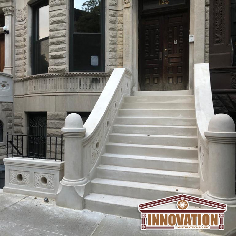 Portfolios - Brownstone Facade & Stoop Restoration