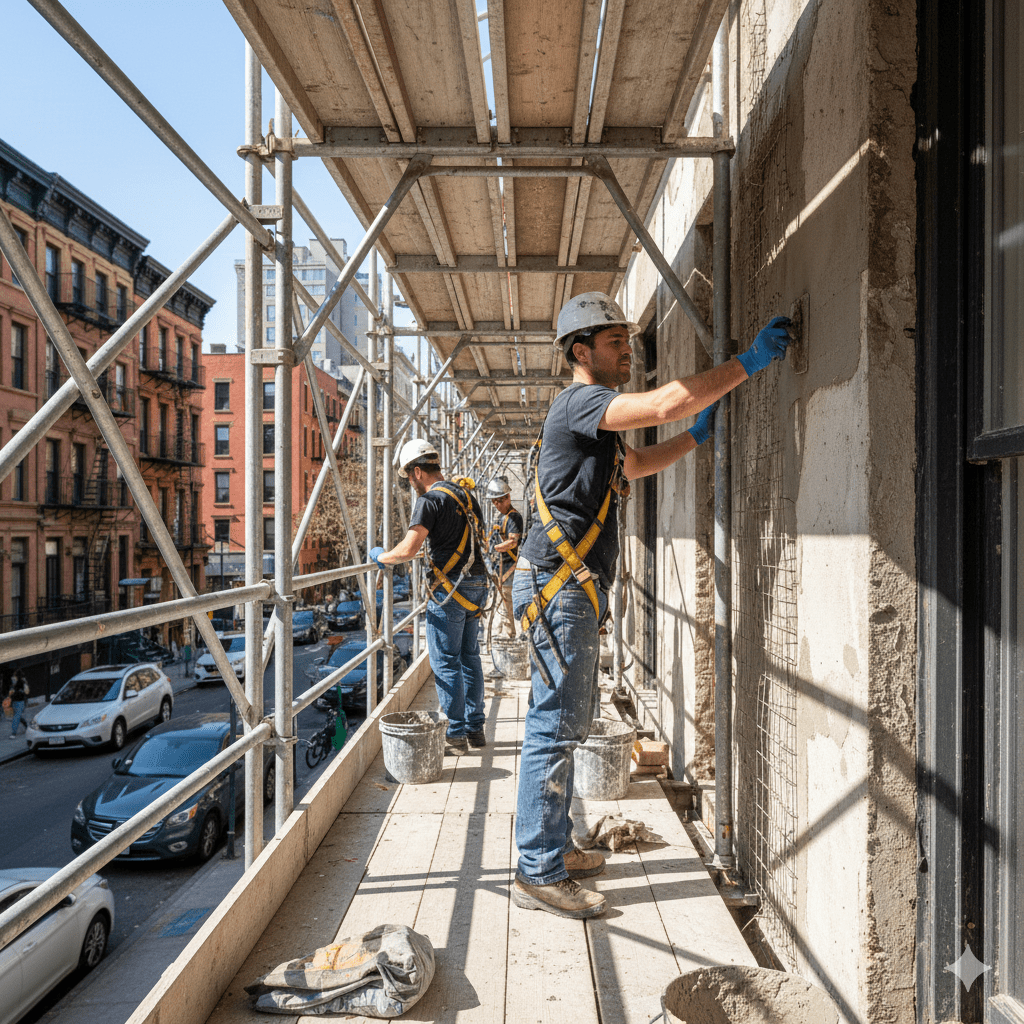 Stucco & Waterproofing | Exterior, Parapet & Retaining Walls NYC